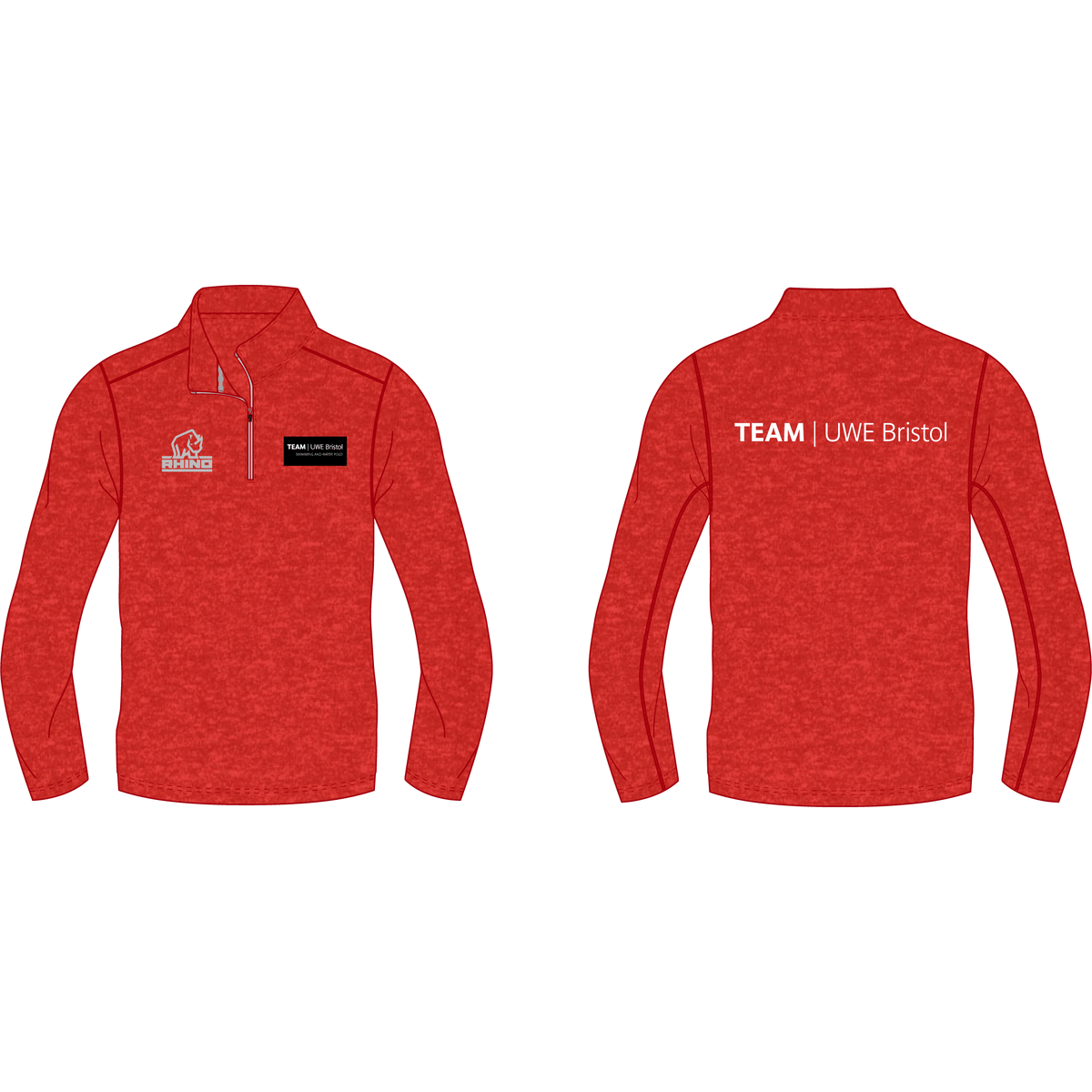 UWE Swimming & Water Polo Hyper 1/4 Zip Lightweight Midlayer – Rhino Direct