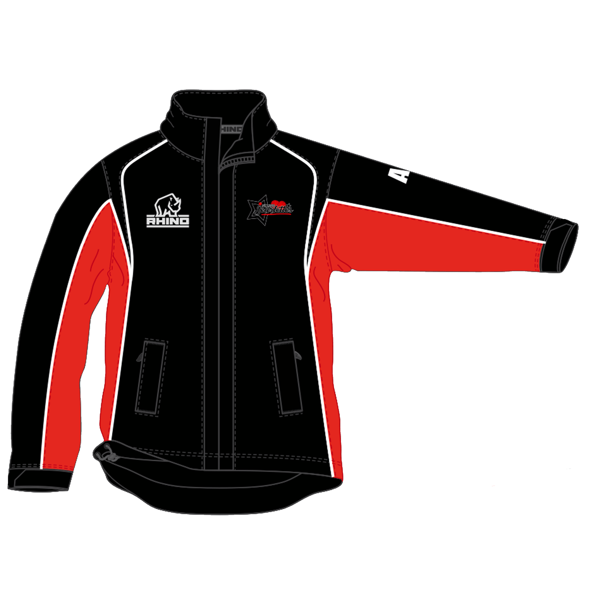 Staffordshire University Cheerleading Shield Full Zip Jacket – Rhino Direct