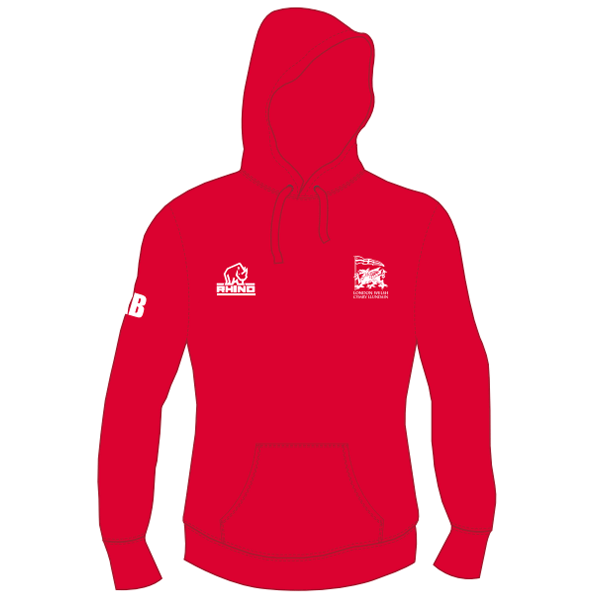 London Welsh Club Hoodie – Rhino Direct